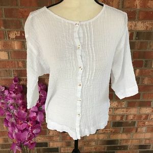 J. Jill | Tops | Pure Jjill Shirt 0 Linen A11 | Poshmark